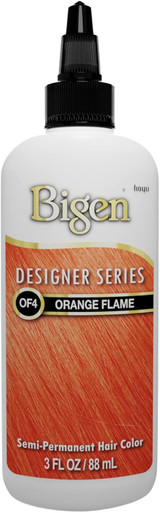 Bigen OF4 Orange Flame Designer Series Semi-Permanent Hair Color 3 fl oz