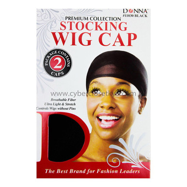 Donna Collection Premium Wig Cap, 2 Ct