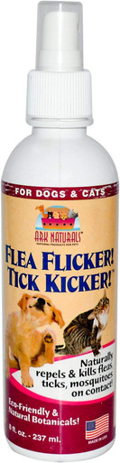 Ark Naturals Flea Flicker Tick Kicker Spray for Cats and Dogs Natural ...