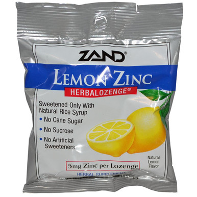 ZAND Immunity Lemon Zinc Throat Drops 15 counts