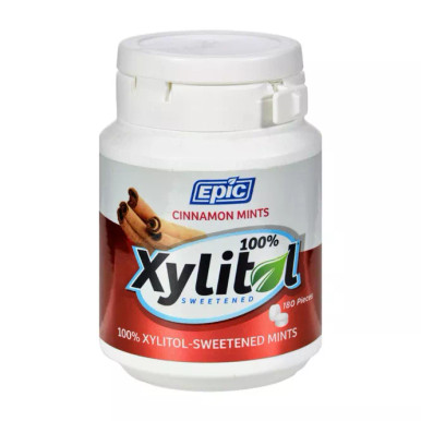 Epic Cinnamon Mints Xylitol-Sweetened - 180 Ct - wisermerchant