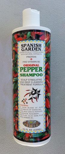 Spanish Garden Original Pepper Shampoo - 16 fl Oz - wisermerchant