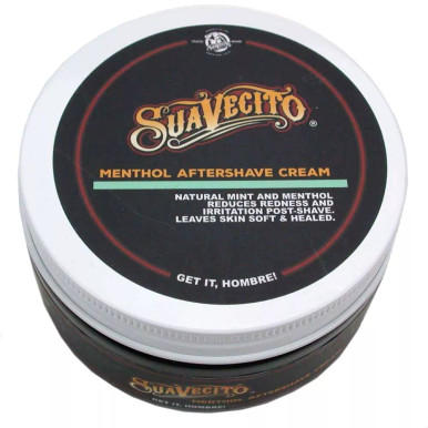 Suavecito Pomade Menthol After Shave Creme - 8 Oz - wisermerchant