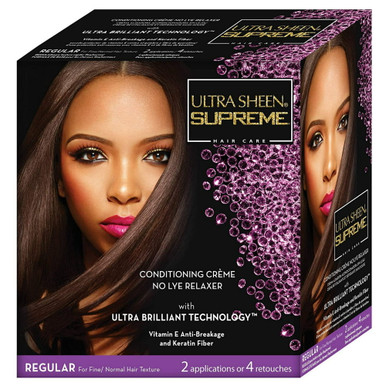 Ultra Sheen Supreme No Lye Relaxer Conditioning - 2 Kit - wisermerchant