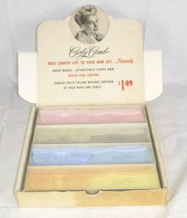 Curly Comb Store Display - 12 Combs - epharmastore.com