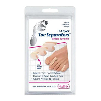Pedifix 3-Layer Toe Separators Medium 6 - wisermerchant