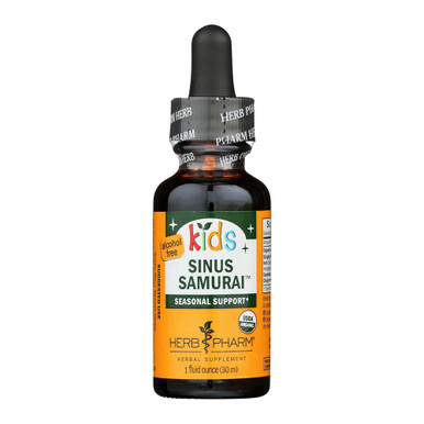 Herb Pharm, Kids Sinus Samurai Herbal Supplement, 1 Each, 1 Oz ...