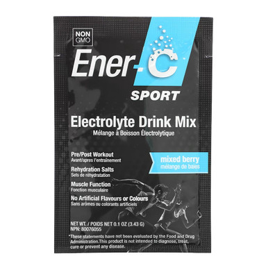 Ener-C, Sport Electrolyte Sport Drink Mix Mixed Berry, 1 Each, 12 Ct ...