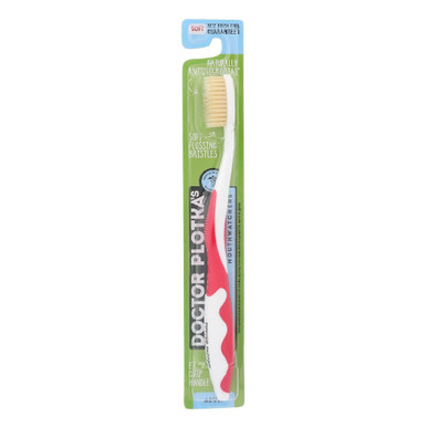 Doctor Plotka's Mouth Watchers A/B Adult Red Toothbrush for Effective ...