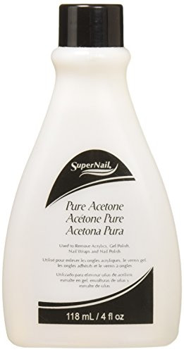 Super Nail Pure Acetone, 4 Fl Oz - wisermerchant
