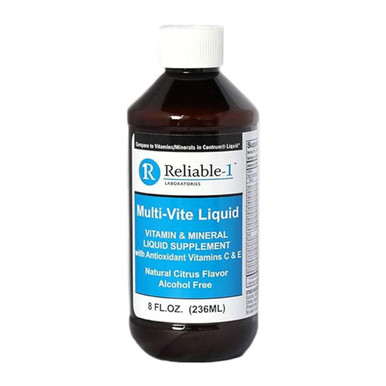 Reliable1 Laboratories Multi Vite Liquid Natural Citrus Flavor - 8 Oz ...