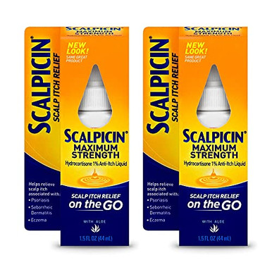 Scalpicin Maximum Strength Scalp Itch & Dandruff Relief Treatment, 1.5 ...