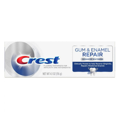 Crest Gum and Enamel Repair Toothpaste in Advanced Whitening for Gum ...