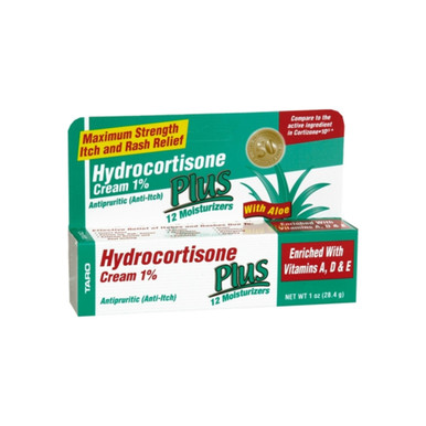 Taro Hydrocortisone Cream 1% 1 Oz - wisermerchant