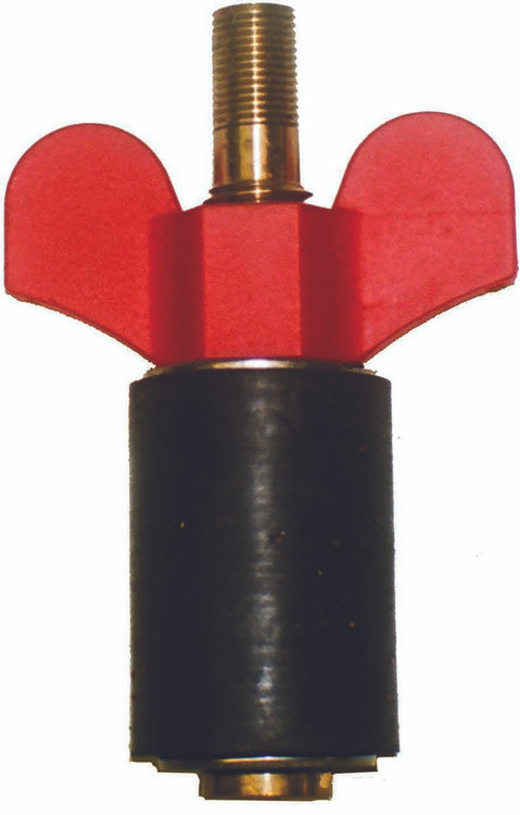 SO-3-NW: 1-1/8" Short Inducer for 1-1/4" Copper Pipe-Nylon Wing Nut
