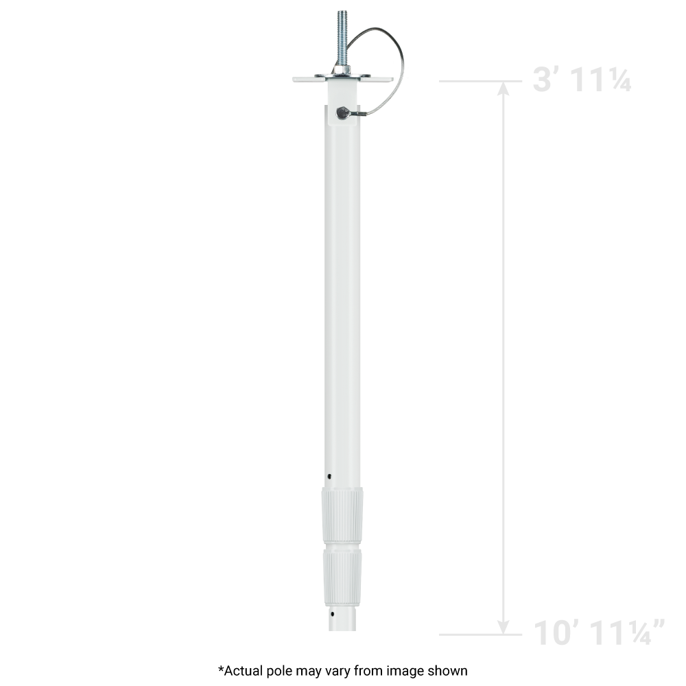 CE-CP412W, Clinton Electronics Telescoping Ceiling Mount Camera Pole ...