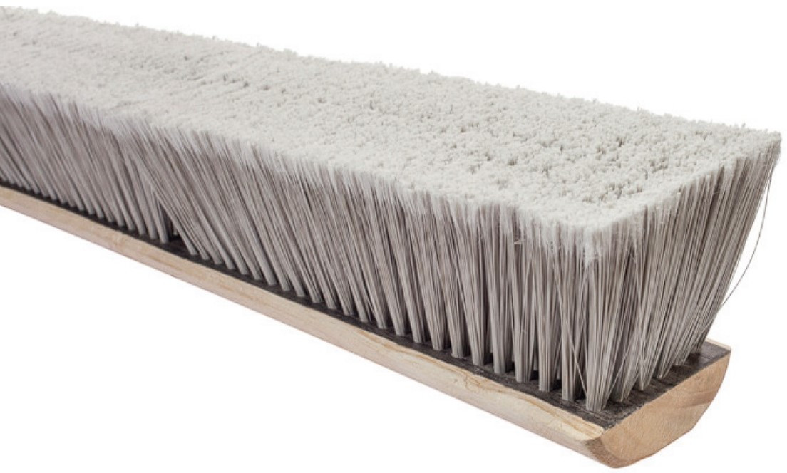 Gray Flagged Bristle 24" Floor Sweep Broom - Construction Materials Group