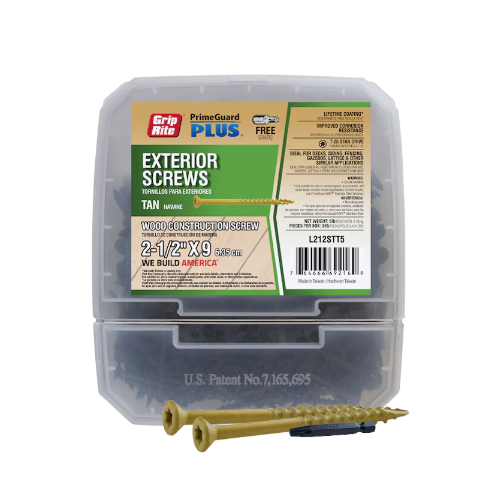 Grip-Rite 2-1/2" T25 Wood Screws