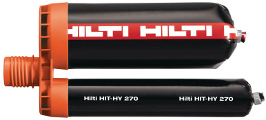 HY 270 Adhesive Anchor Injectable Mortar, 11 fl.oz.