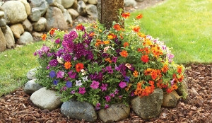 SUNNY TREE RING FLOWER MAT