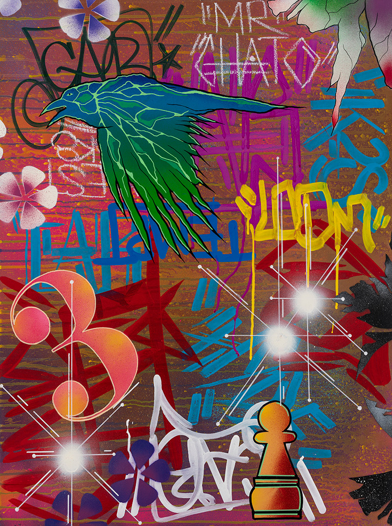 FATHOM | Primitive Path Print by CAB | Art Iconix