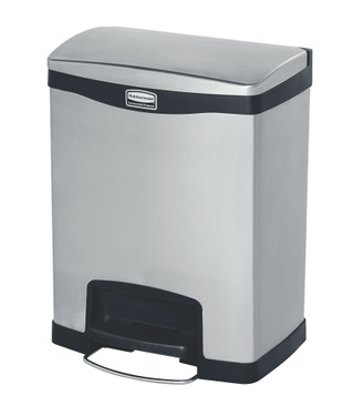 Waste Management - Rubbermaid Slim Metal Step Bins - 30ltr Metal Step ...