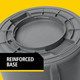 Rubbermaid BRUTE Container - 37.9 Ltr - Grey - Rubbermaid Products