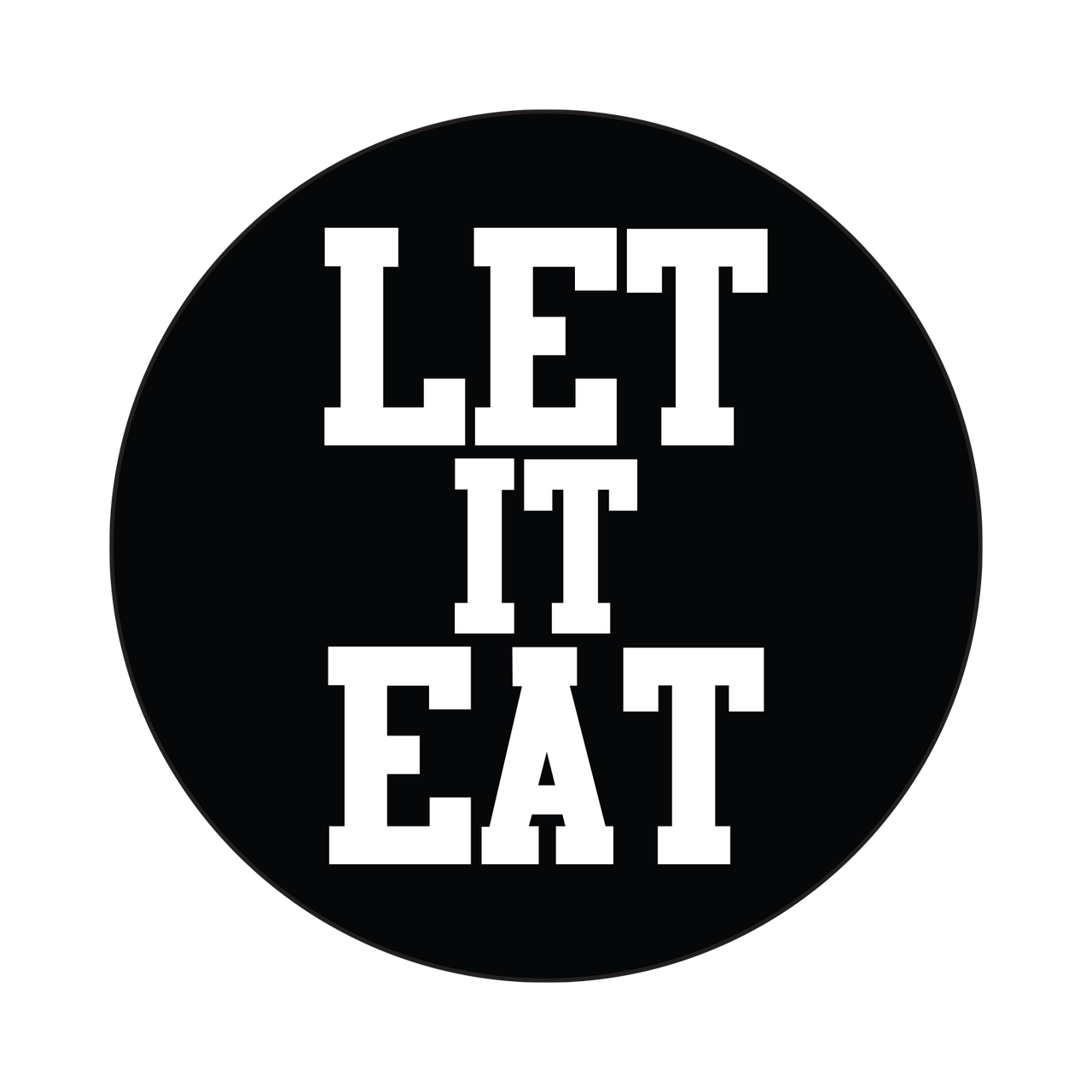 Victus Let It Eat Knob Sticker