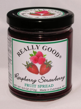 Raspberry Strawberry fruit spread made by Really Good