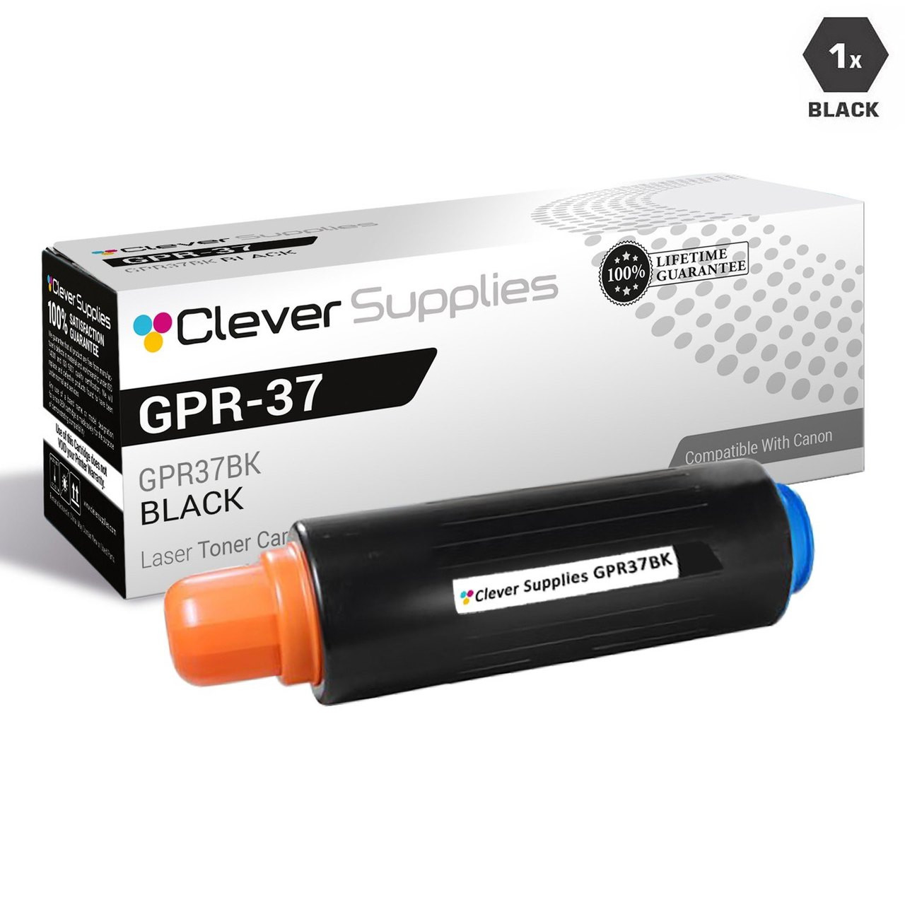 Compatible Canon GPR-37 Toner Cartridges Black (GPR37BK) - Clever ...