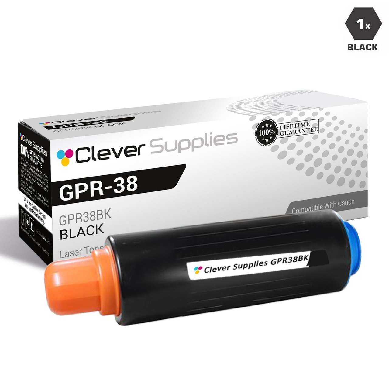 Compatible Canon GPR-38 Toner Cartridges Black (GPR38BK) - Clever ...