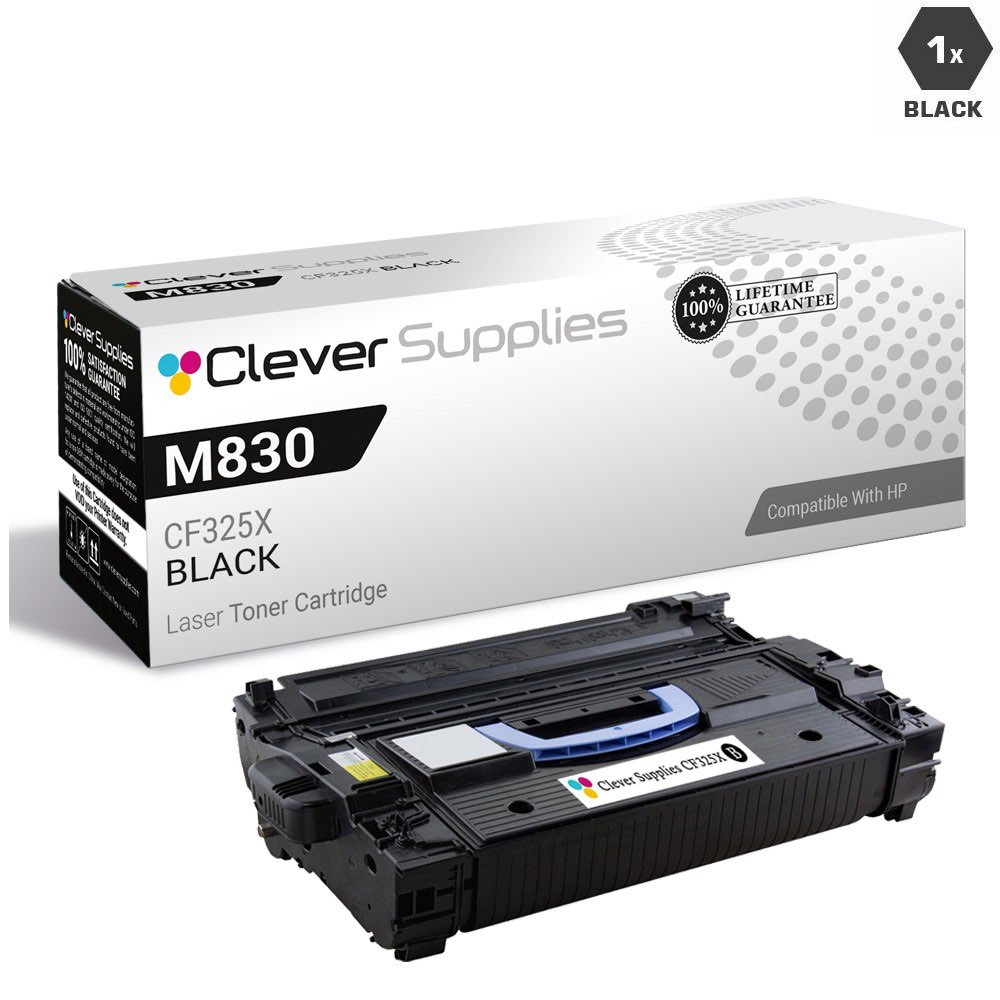 CS Compatible Replacement for HP M830 Toner Cartridges Black (CF325X ...