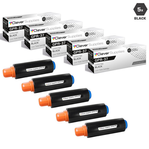 Compatible Canon GPR-37 (3764B003AA) Toner Cartridges Black 5 Pack ...