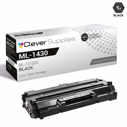 Compatible Samsung ML-1210D3 MICR Laser Toner Cartridge Black - Clever ...