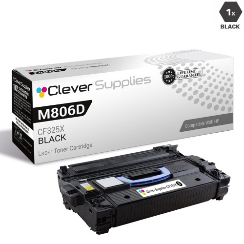 CS Compatible Replacement for HP M806DN Toner Cartridges Black (CF325X ...