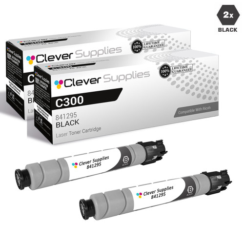 Compatible Ricoh C300 Toner Cartridge 2 Black (841295) - Clever ...
