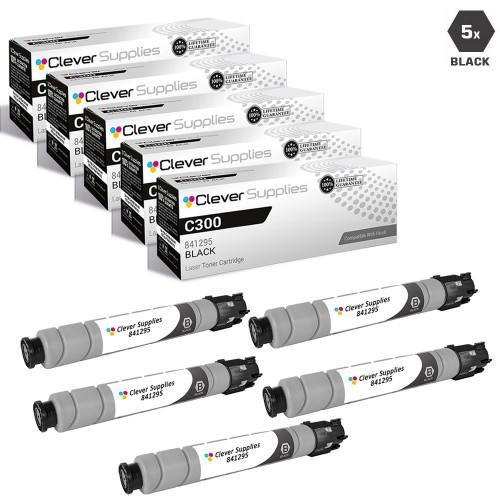 Compatible Ricoh C300 Toner Cartridge 5 Black (841295) - Clever ...