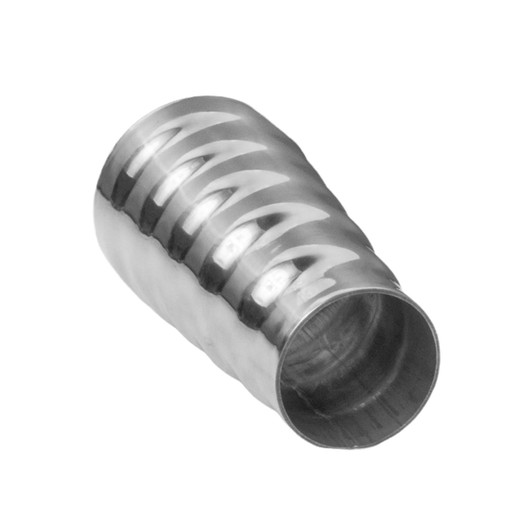 Universal mild steel exhaust 6 step reducer adapter connector tube pipe ...