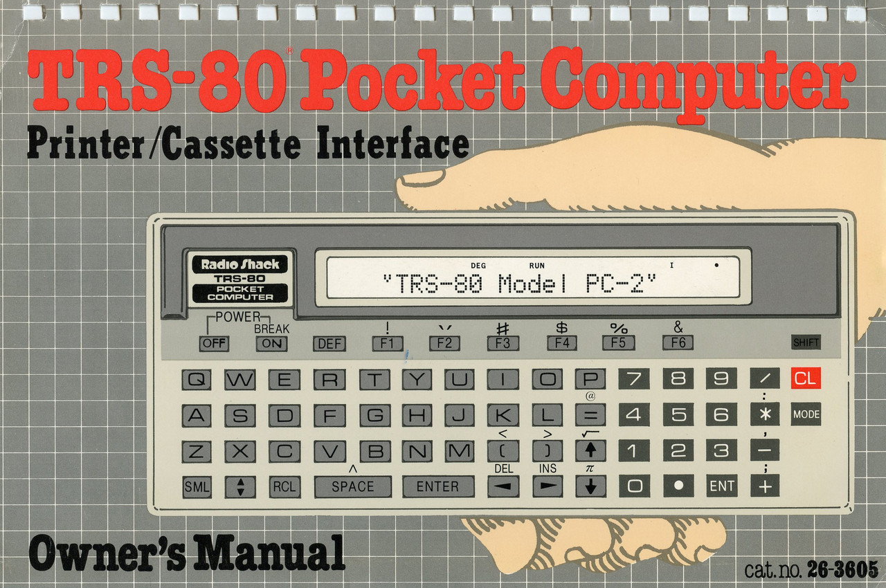 TRS-80 PC2 Reference page