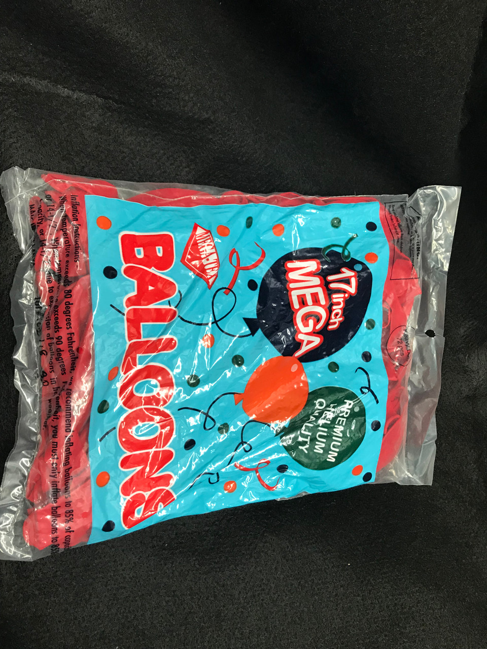 17 Inch Round Balloons-Red (139-Red)