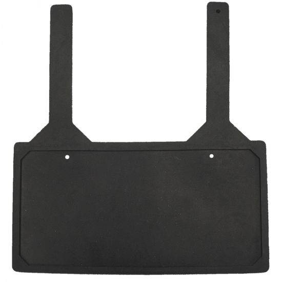 RUBBER LICENSE PLATE HOLDER W/STRAPS