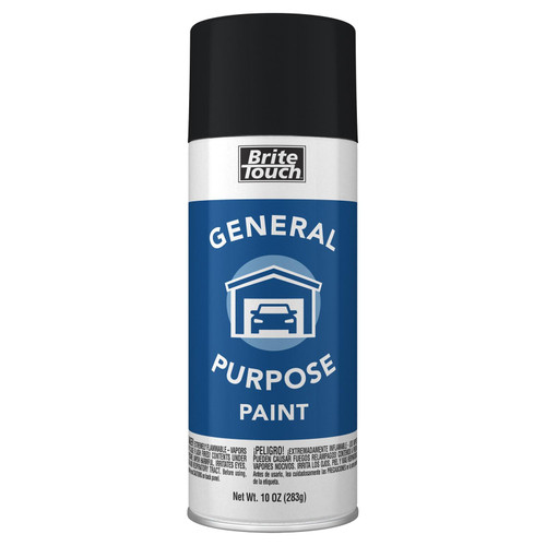 Brite Touch General All-Purpose Paint Flat Black (BT43)