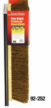 Floor Broom - Stiff Bristle 60" Handle
