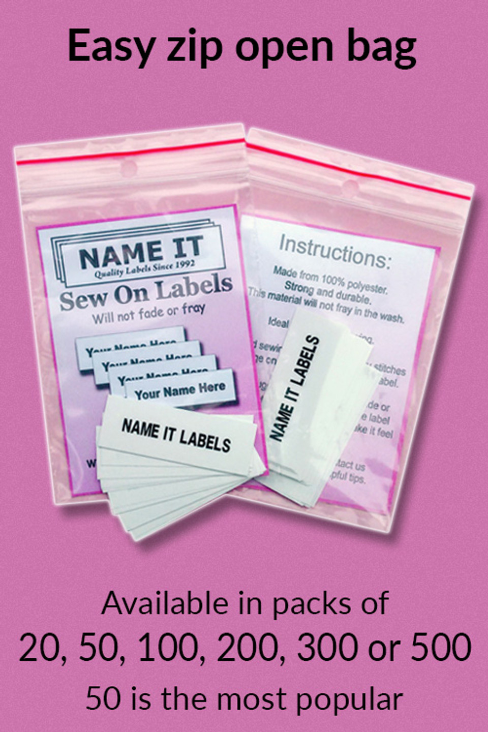 Sew On Polyester 17 00 Clothing Labels Name Tags sew-on-polyester-17-00-clothing-labels-name-tags