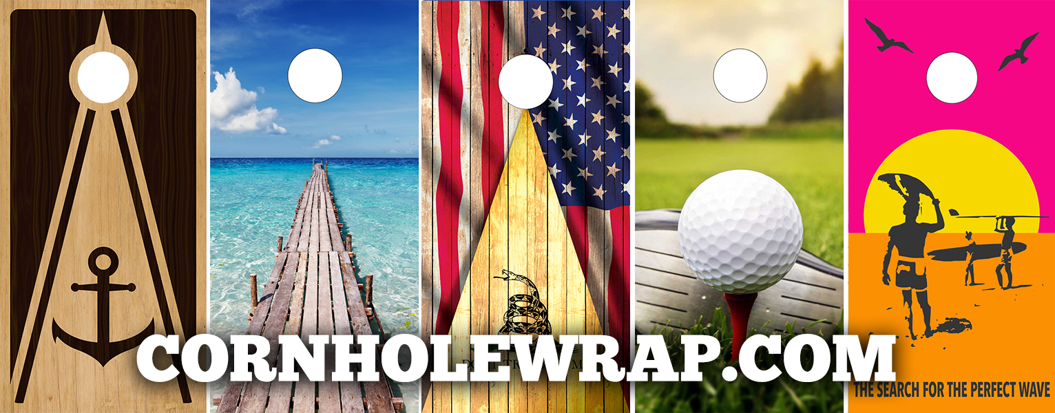 Cornhole Wraps and Skins