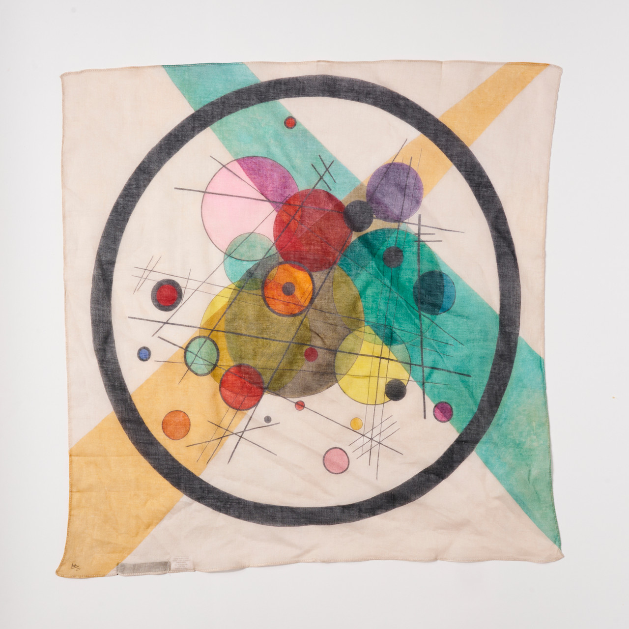 Kandinsky Circles In A Circle Bandana - Philadelphia Art Museum Store