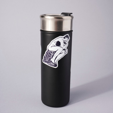 Rodin Thinker Sticker by Ana Thorne - Philadelphia Art Museum Store