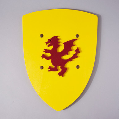 Camelot Shield Gold with Dragon - Philadelphia Museum of Art Store
