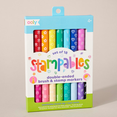 Stampables Double-Ended Stamp & Brush Markers Set - Philadelphia Museum ...