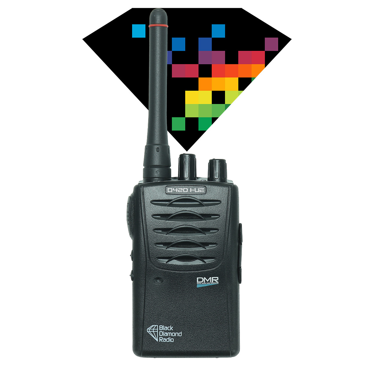 D420 Hue 4-Watt Digital DMR Two-Way Radio by Black Diamond Radio